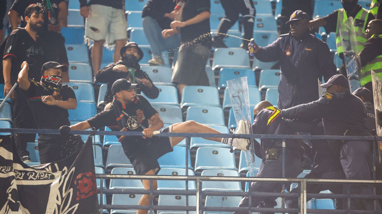 Crowd violence taints Mamelodi Sundowns' CAF Champions League final ...