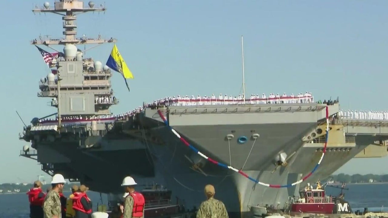 USS Gerald R Ford returns after record-breaking deployment as Iran war ...