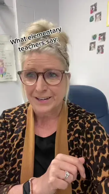 What teachers say versus what elementary kids hear