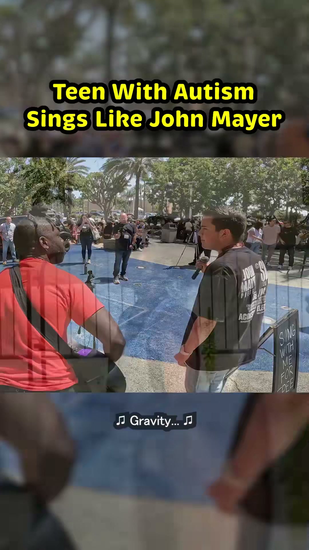Teen with autism sings like John Mayer