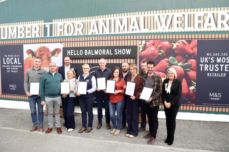 M&S celebrates outstanding local farmers at Balmoral Show 2026