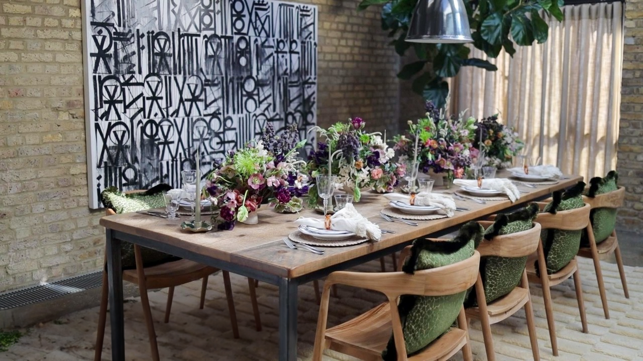 Luxury florist demonstrates casual vs. formal table styling