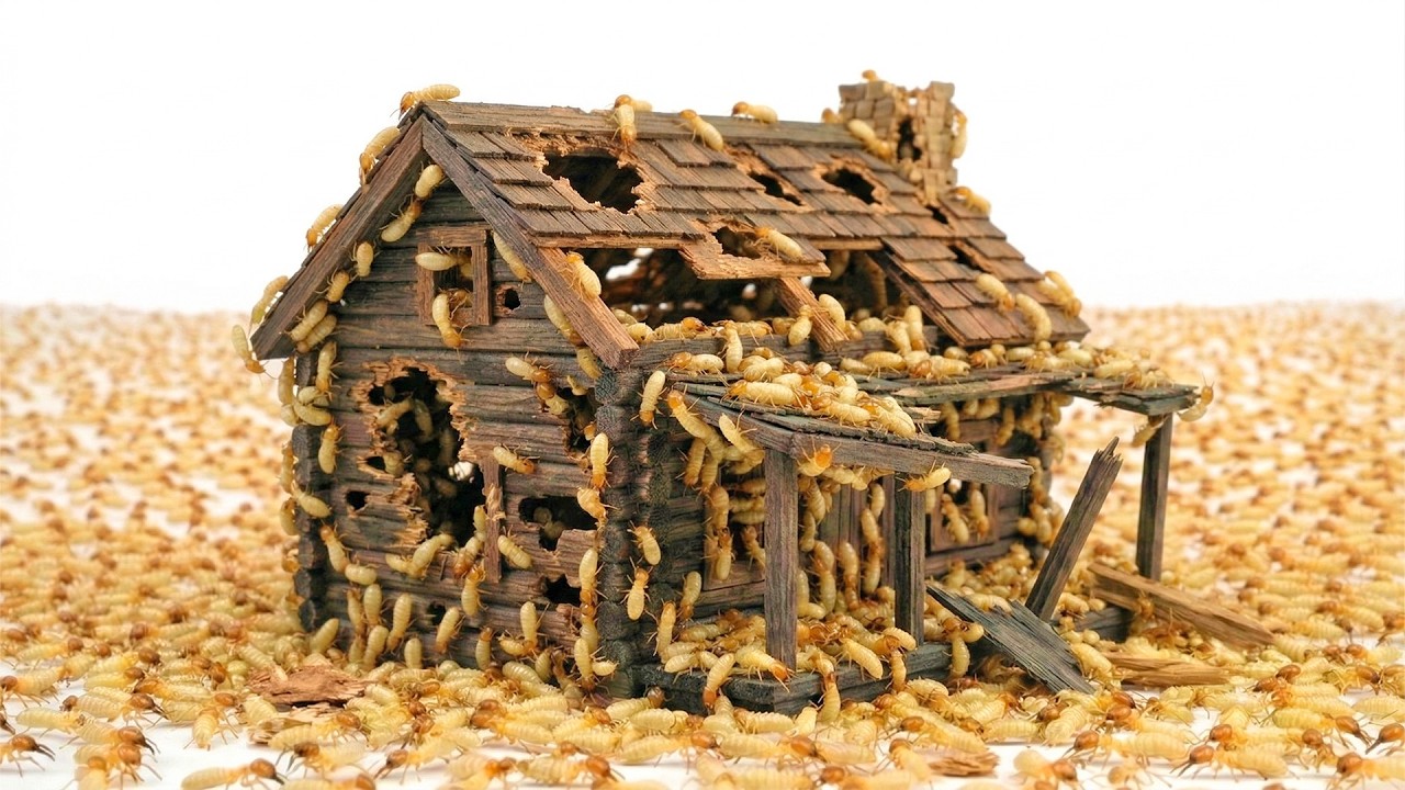 I tested 1,000 termites on a wood house 🐜🏠