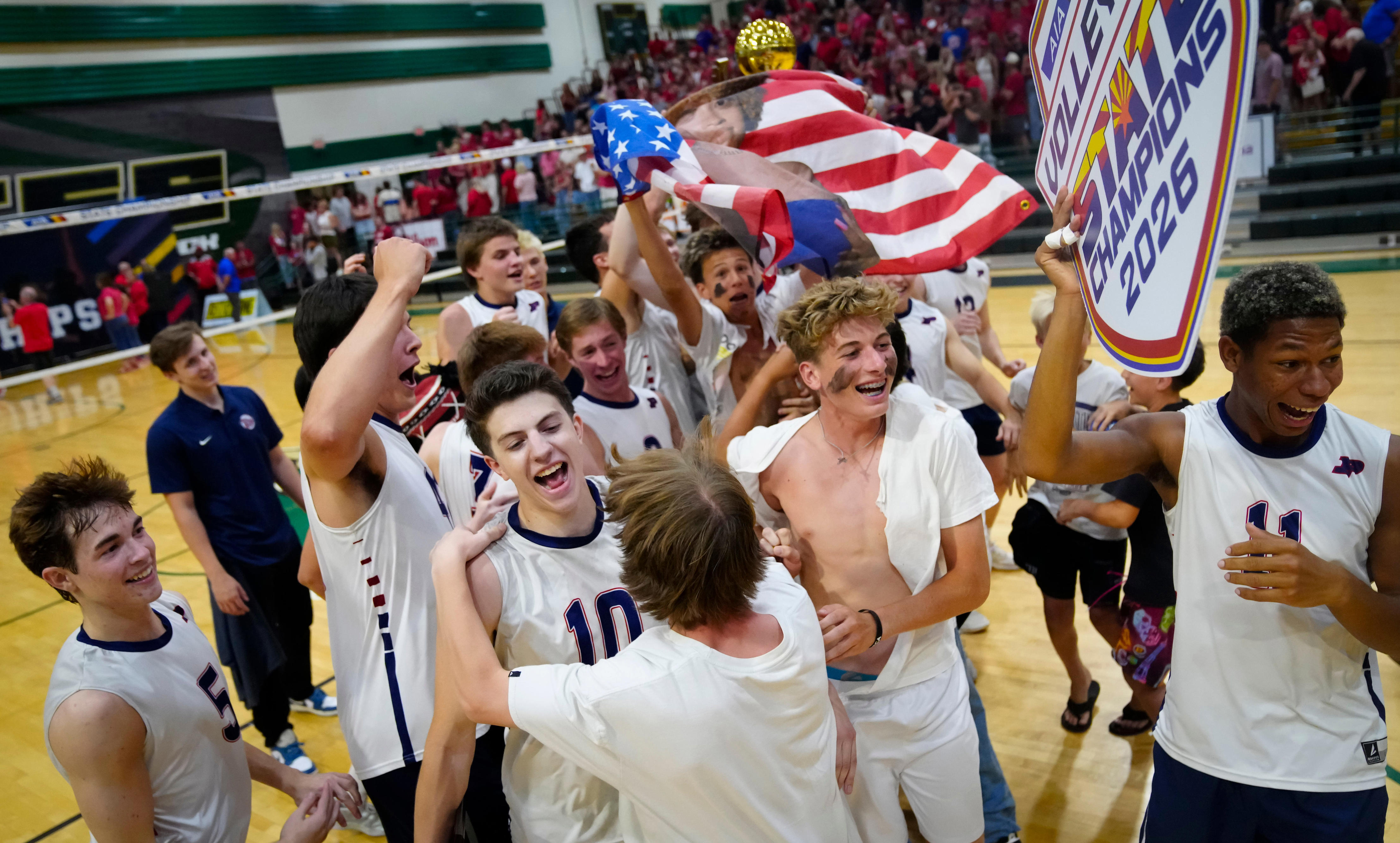 Perry dominates Mountain View for another 6A boys volleyball title