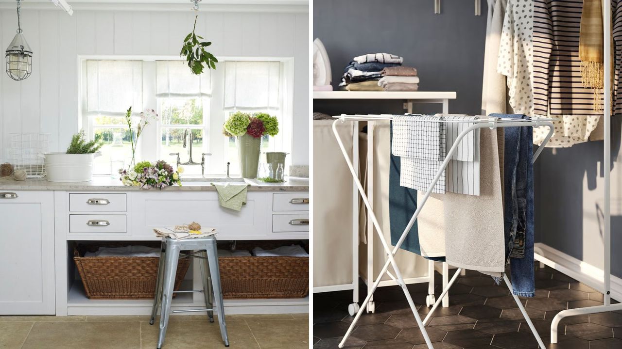 IKEA's $11 drying rack folds completely flat for easy storage: Air dry ...
