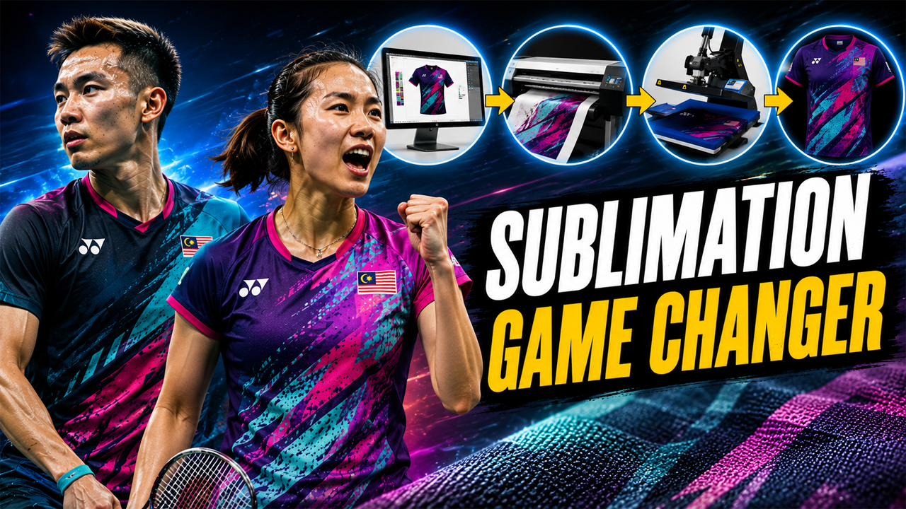 Why pro badminton players prefer sublimated uniforms today