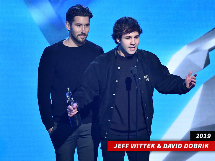 Jeff Wittek & David Dobrik dismiss lawsuit over scary stunt, sources say