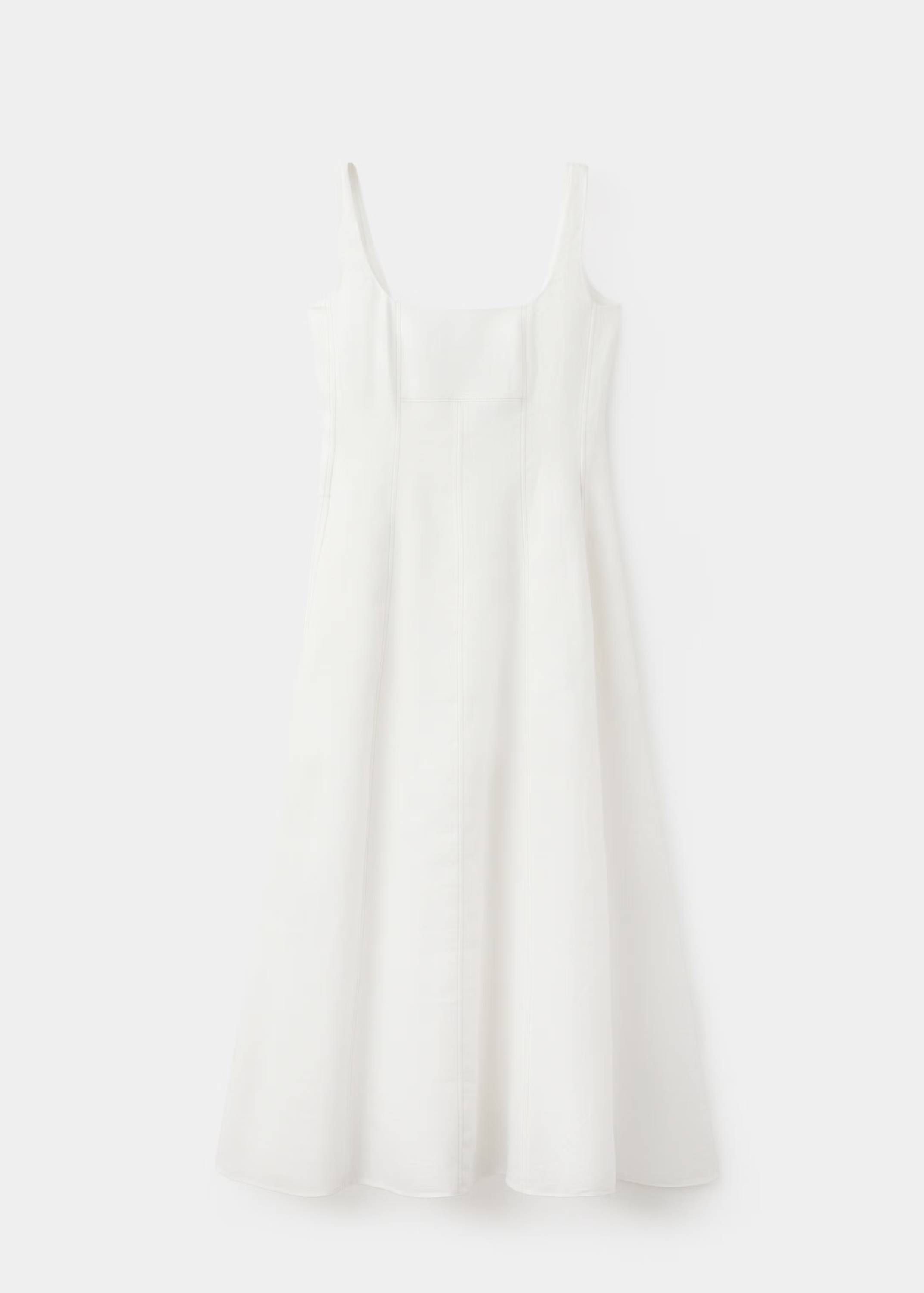 Vestidos de lino color blanco: encontramos los más bonitos para lucir ...