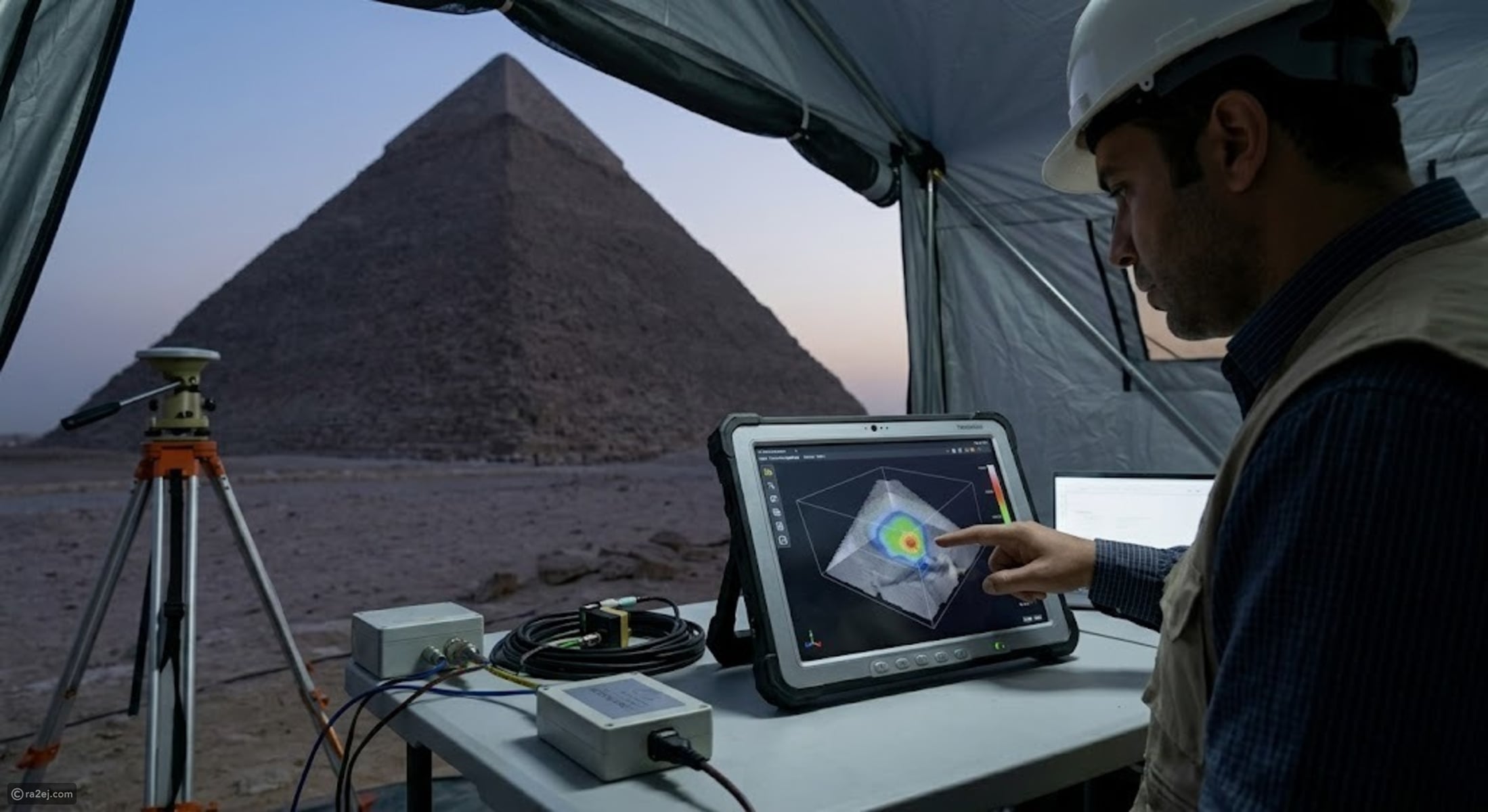 A tiny gap in the Great Pyramid led scientists to something strange