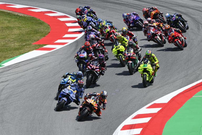 Alex Marquez conscious after horror crash causes red flag at Catalan ...
