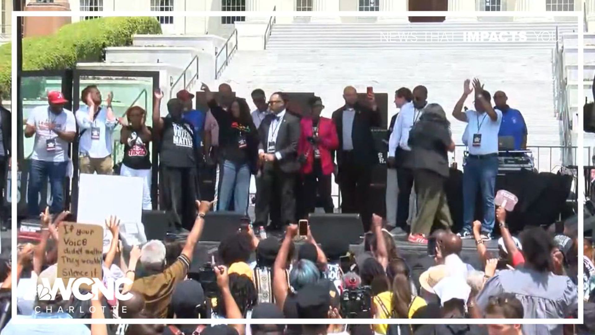 Protests over voter rights in Southern states