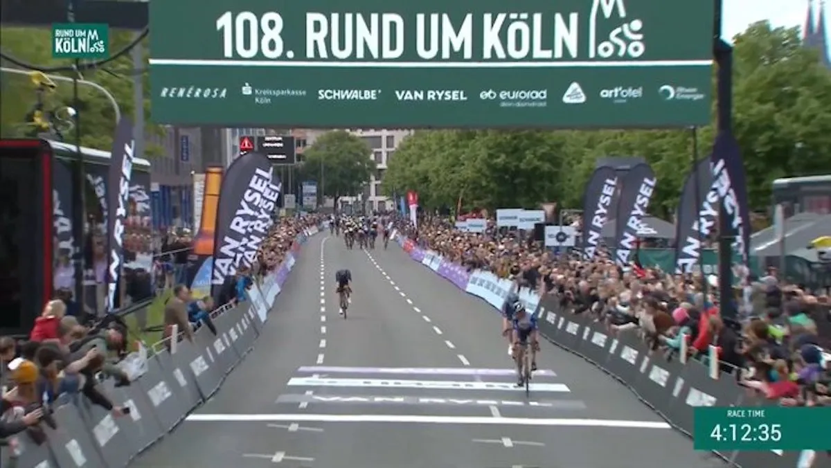 Pinarello-Q36.5 duo outwitted as underdog Pithie beats the odds in Cologne