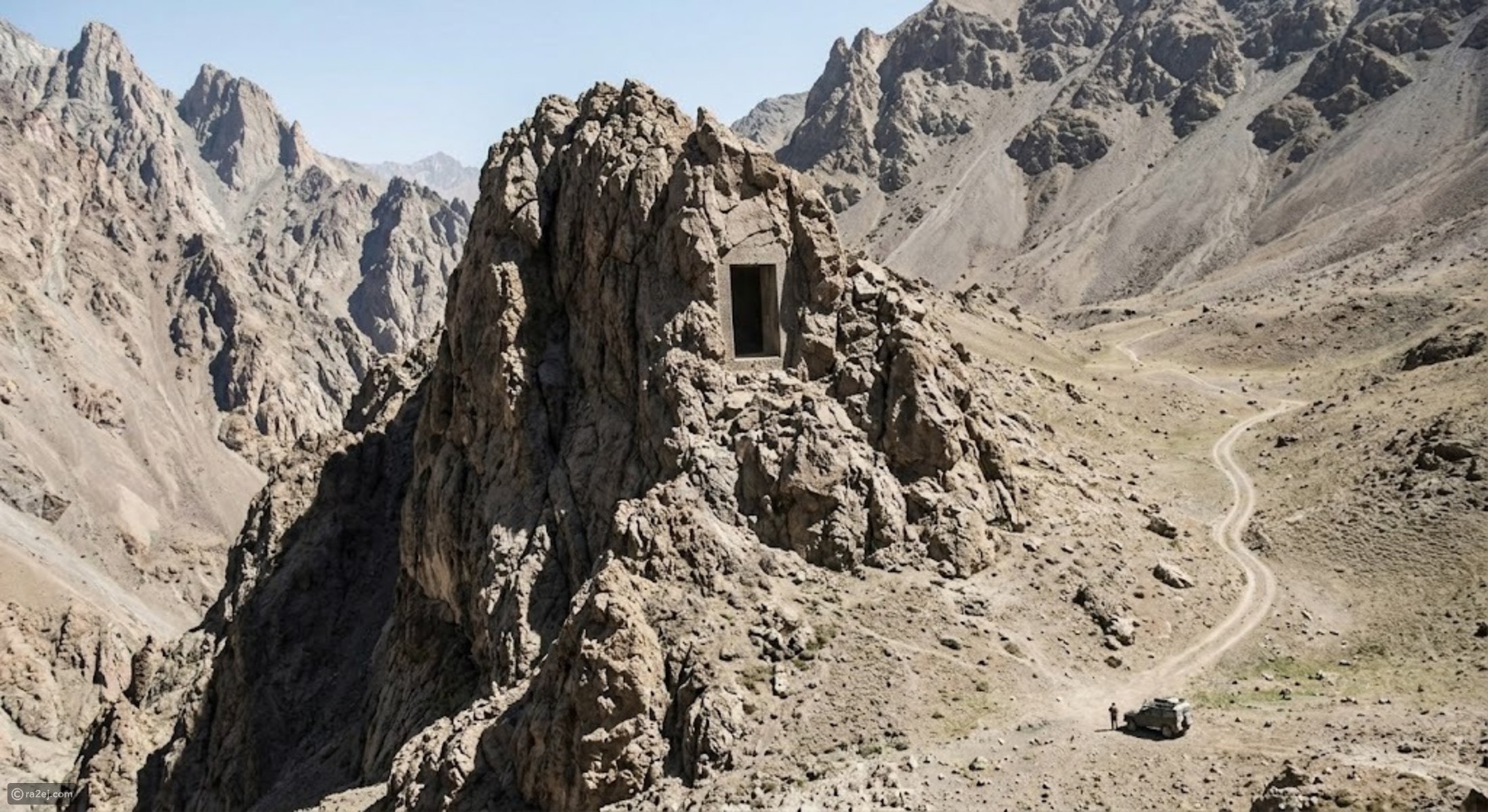 A massive stone entrance in a remote area scientists can't explain
