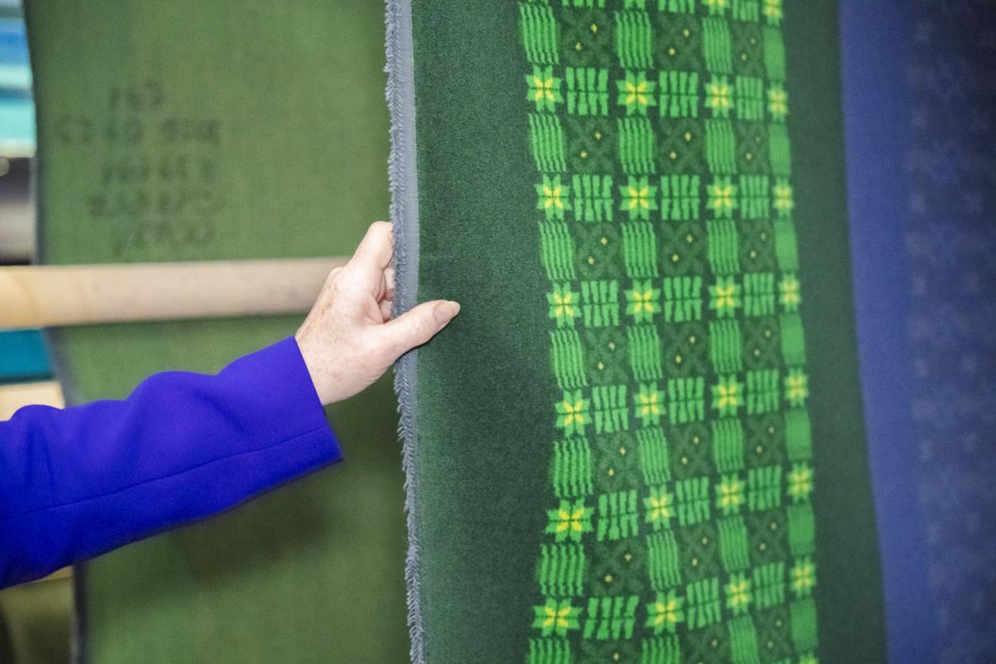 New seat covers for new Weaver Network bus fleet pull from West ...
