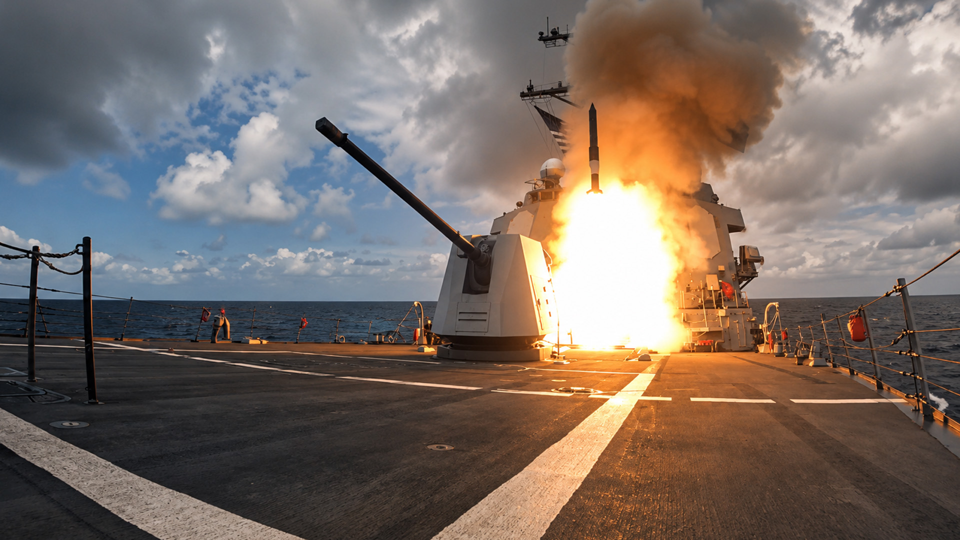 US Navy tests missile defense system in Atlantic Ocean