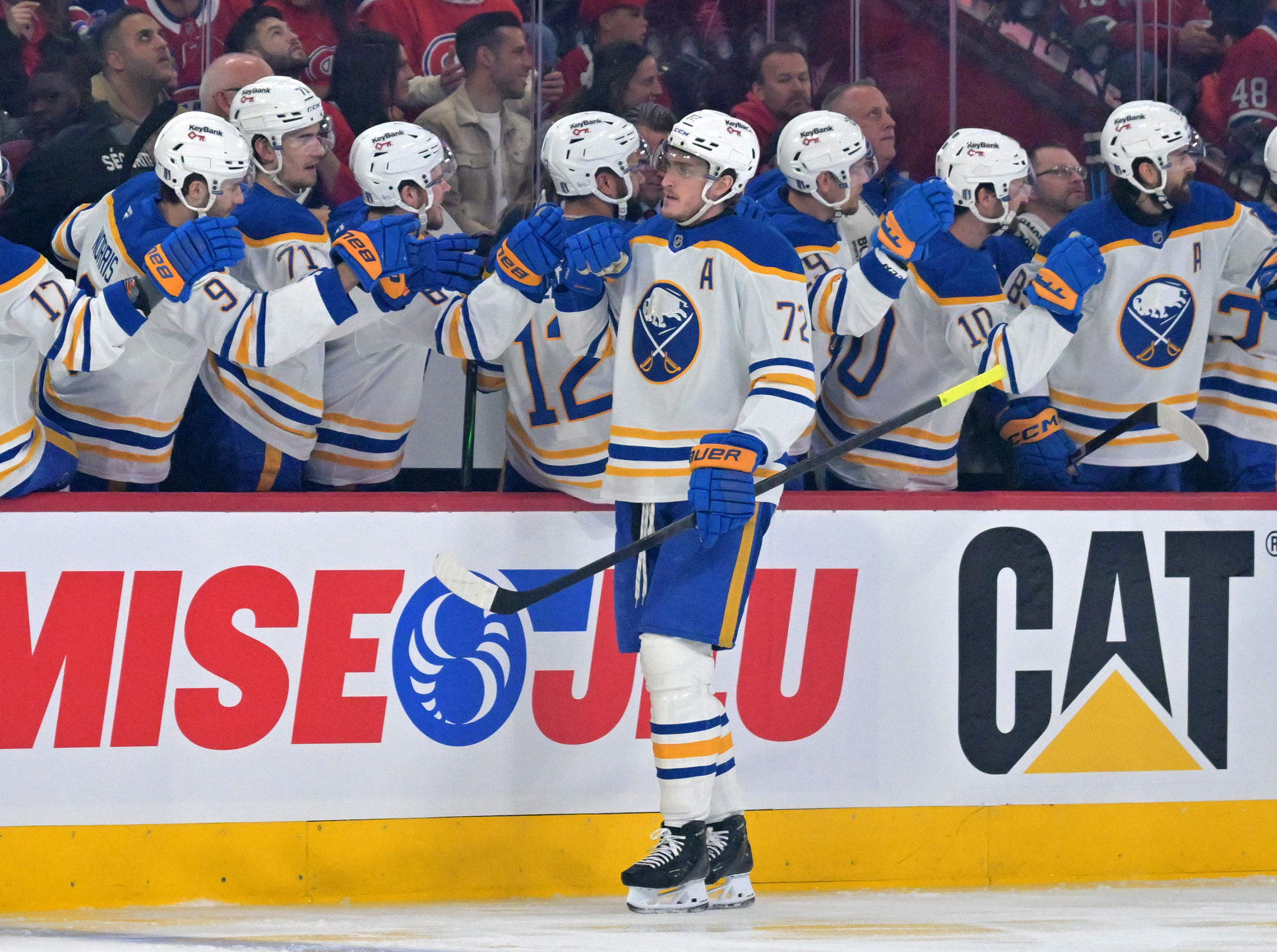 Tage Thompson downplays experience factor heading into Game 7