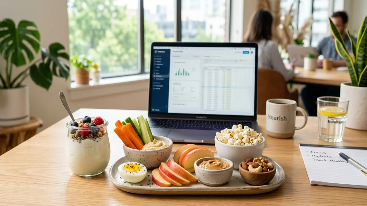 7 snacks bajos en grasa ideales para llevar a la oficina