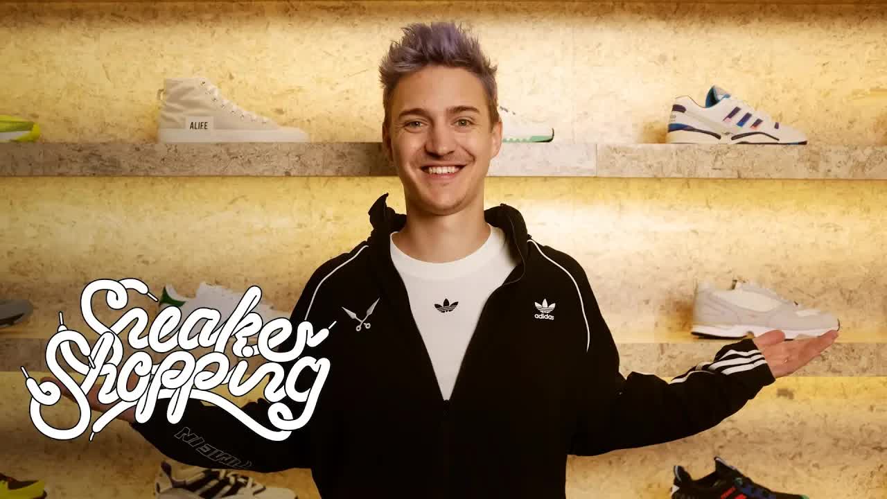 Ninja goes sneaker shopping with Complex