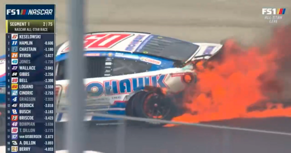 Ryan Preece vehicle bursts into fireball after huge wreck on first All ...