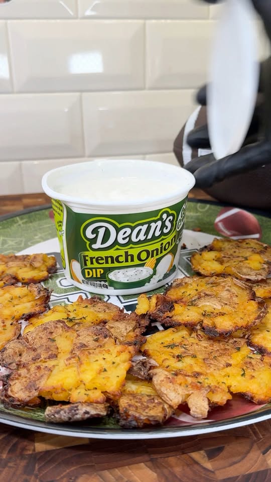 These smashed potatoes look too crispy to ignore