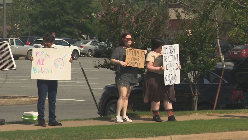 Conway residents protest proposed $1B data center, citing tax, water ...
