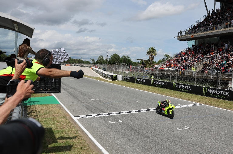 Motorcycling - Di Giannantonio wins crash-marred Catalan GP after ...