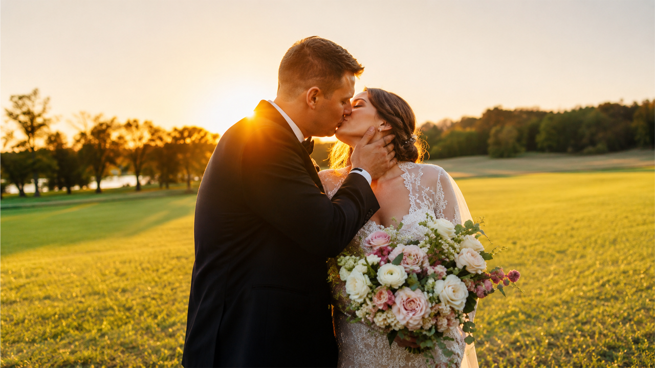 How one couple planned a romantic wedding at a Maryland manor