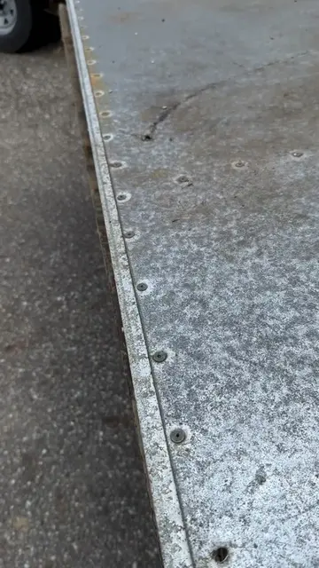 Testing new DeWalt 20V XR rivet tools on a trailer repair job