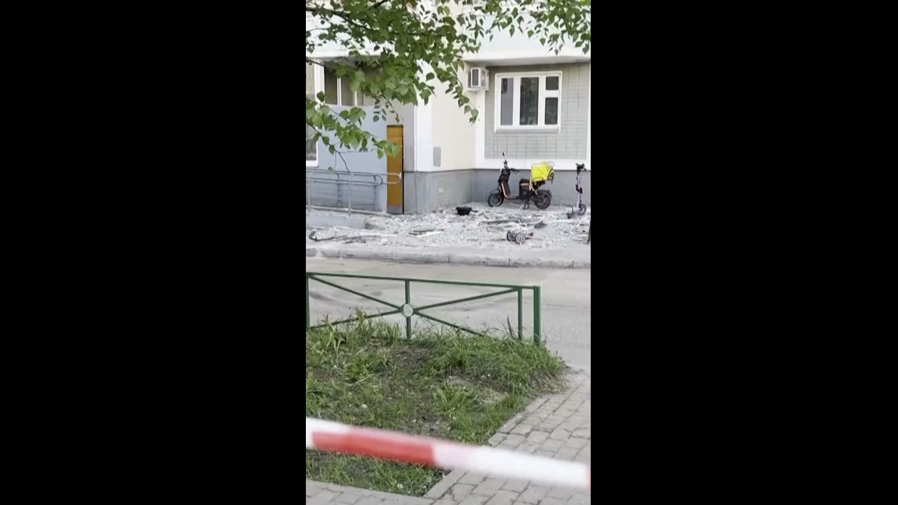 Ukrainian drone strike rocks high-rise near Moscow
