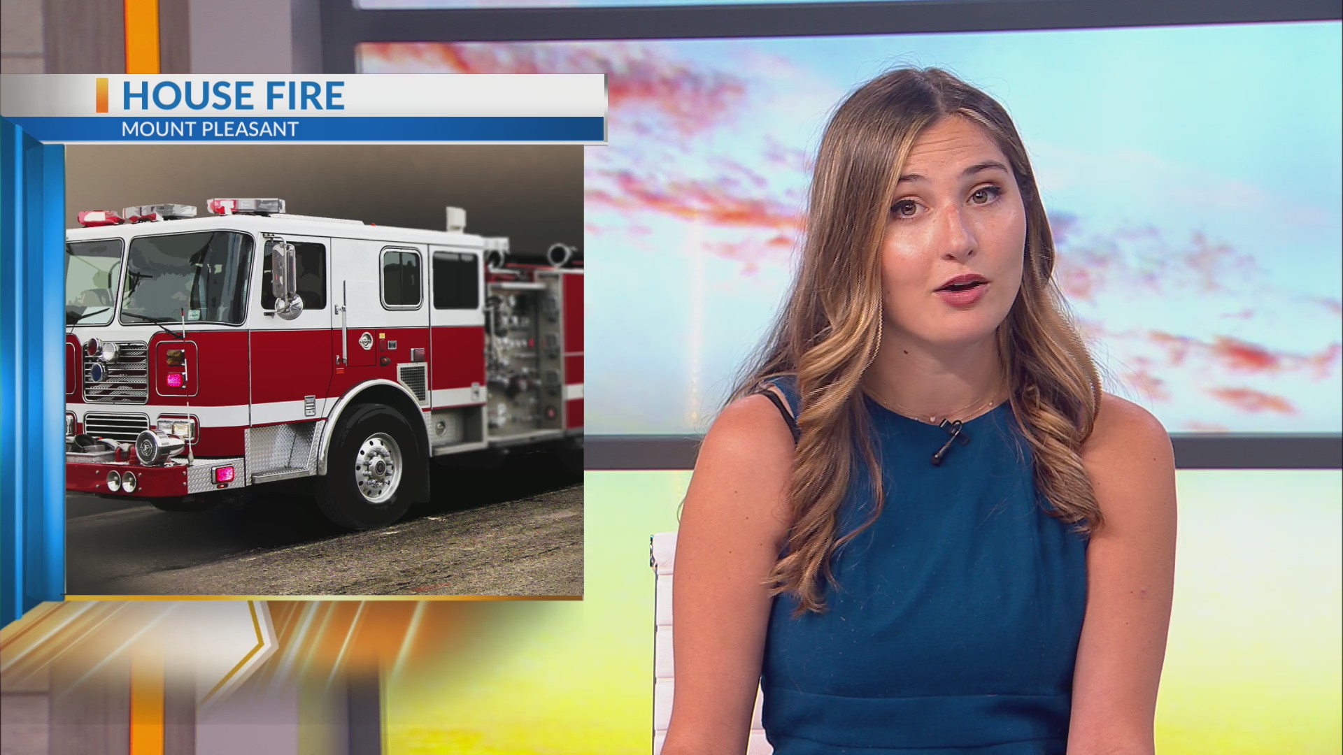 Mount Pleasant Fire Department responds to house fire Saturday