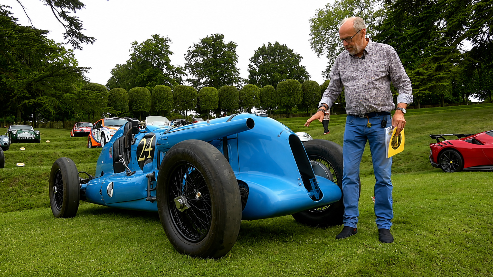 A rare vintage Bentley Barnato steals the show