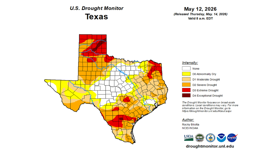 West Texas counties continue to face severe and extreme drought conditions