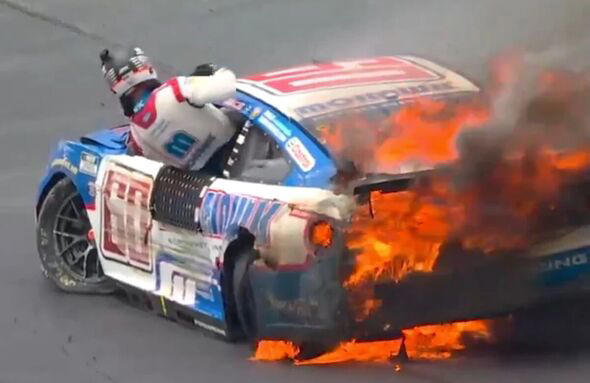 Ryan Preece vehicle bursts into fireball after huge wreck on first All ...