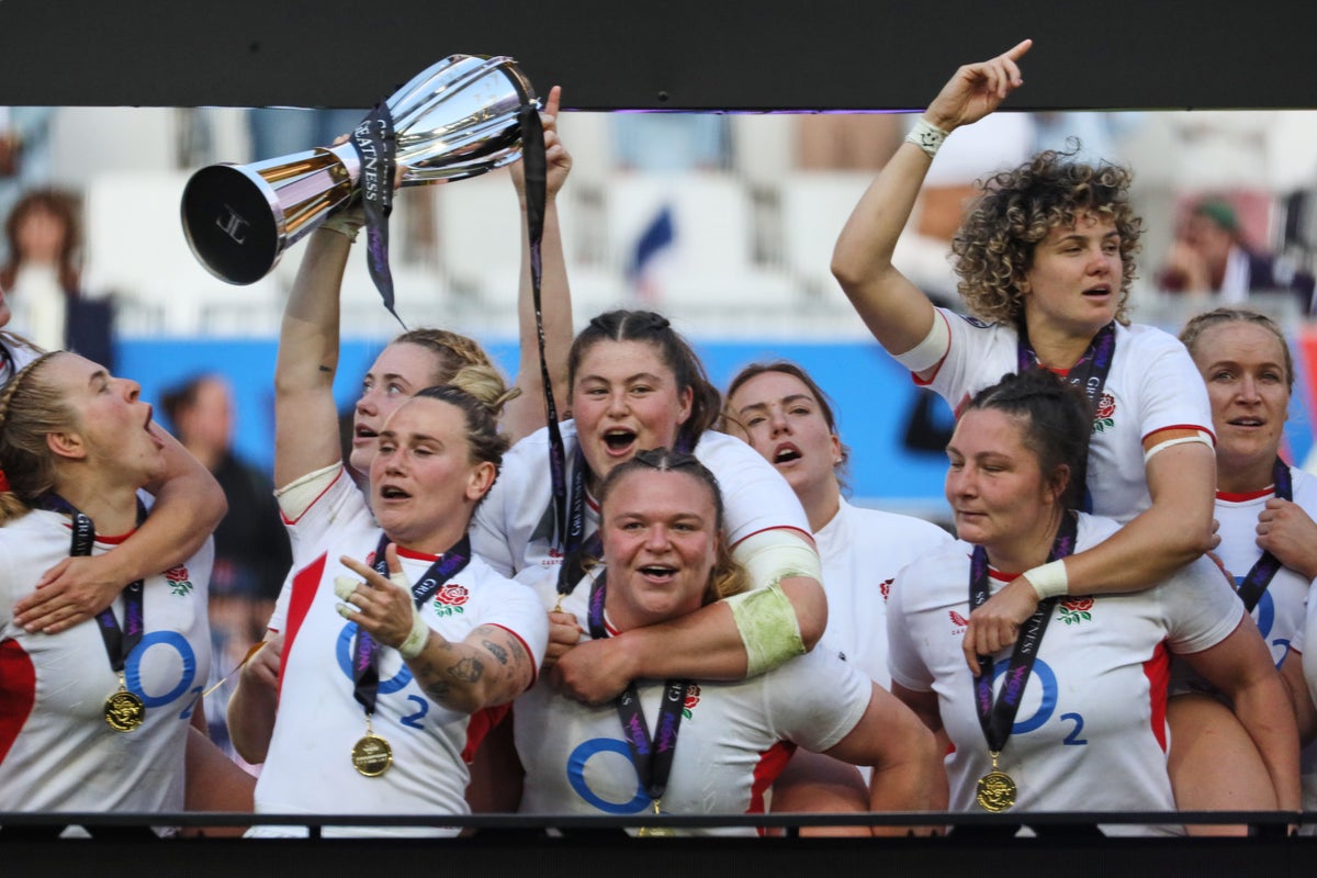 England secure fifth consecutive Grand Slam with victory over France in ...