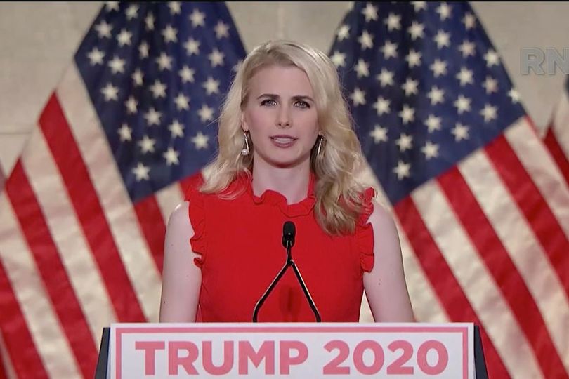 Trump's mystery blonde aide Natalie Harp credits POTUS for saving her ...