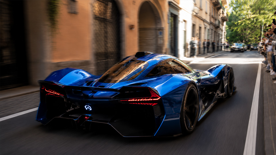 Alpine Hy4 hydrogen combustion engine note full throttle