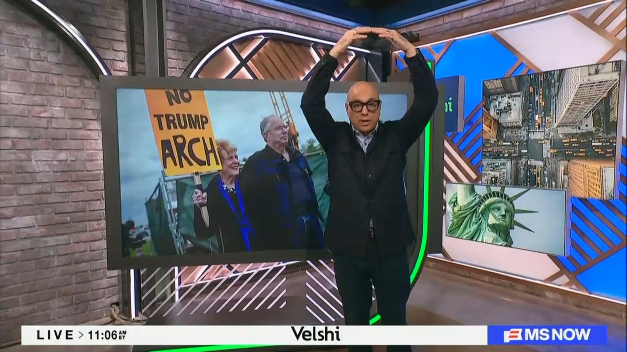‘Nobody Asked for This!’: MS Now Host Rants Against Trump’s ‘Stupid’ Arch