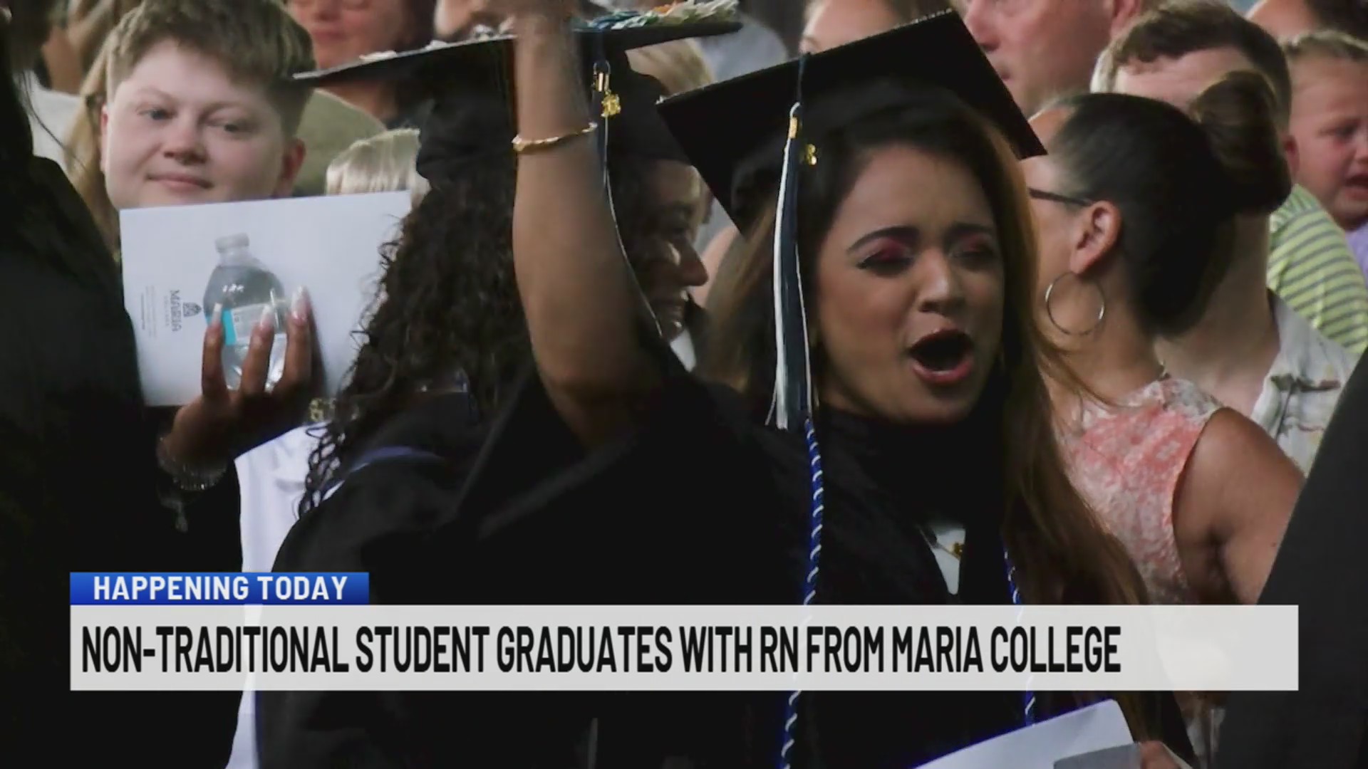 Working mother graduates with RN from Maria College
