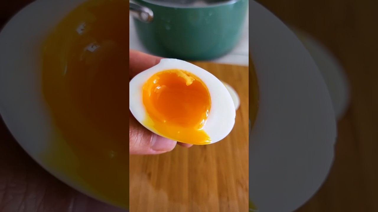 Perfect soft-boiled jammy eggs