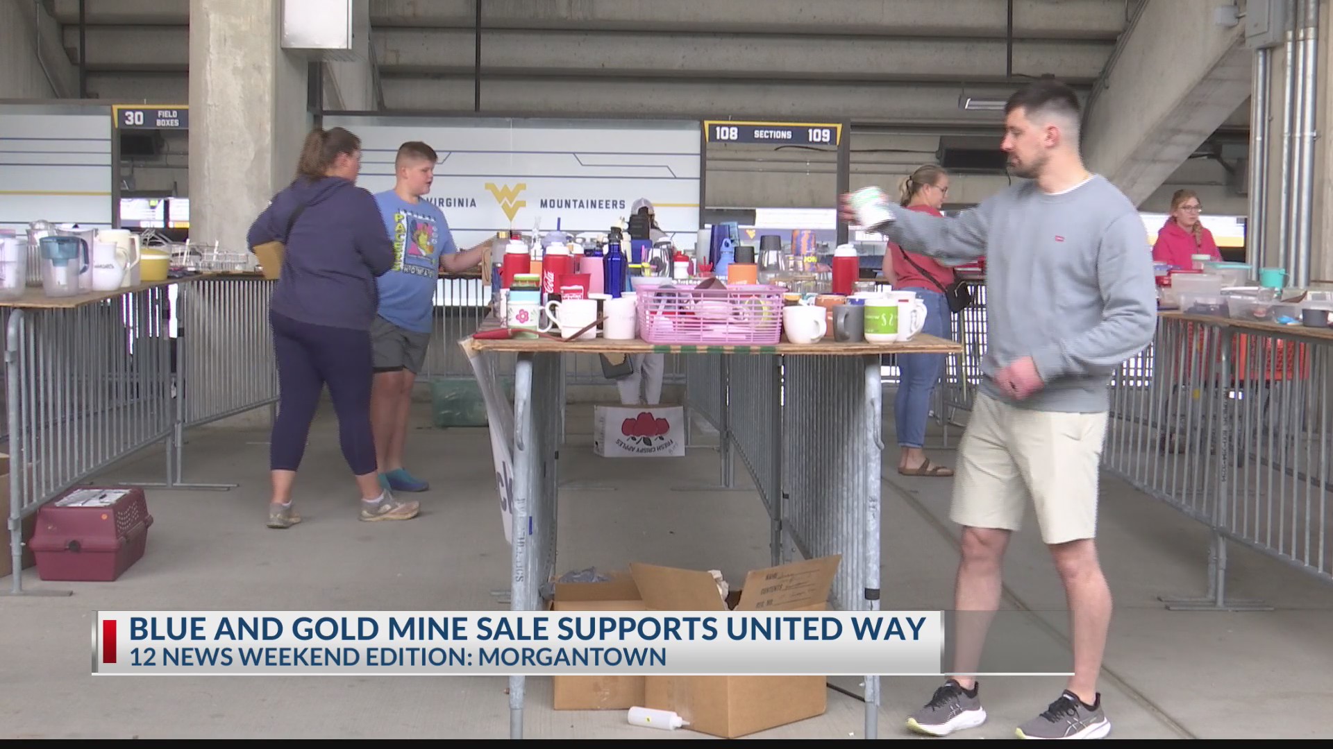 Blue and Gold Mine Sale brings community support to Morgantown