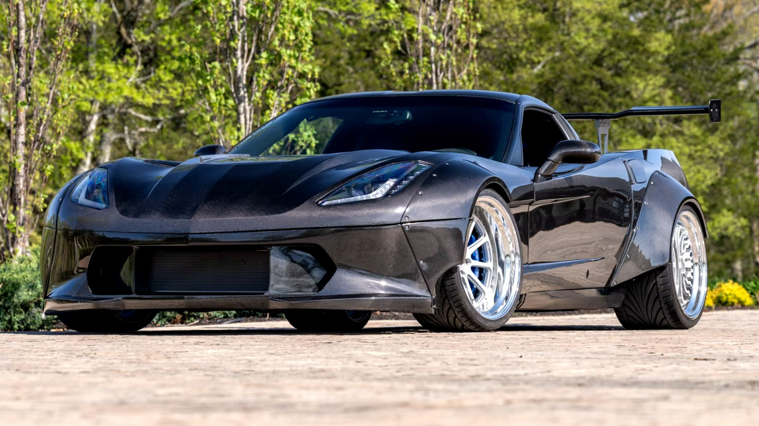 Chevy made the C6 ZR1 too subtle, Black Manta adds 14 inches to fix that