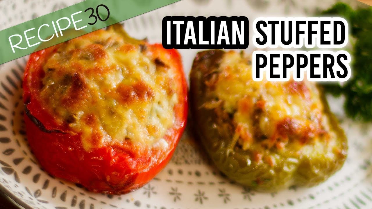 Italian stuffed peppers that'll make you swoon