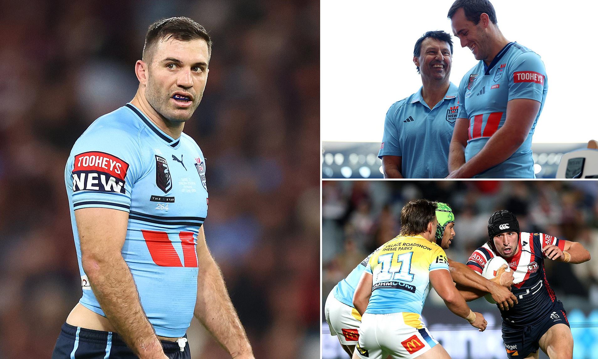 NSW coach Laurie Daley makes embarrassing mistake as Blues spring big ...