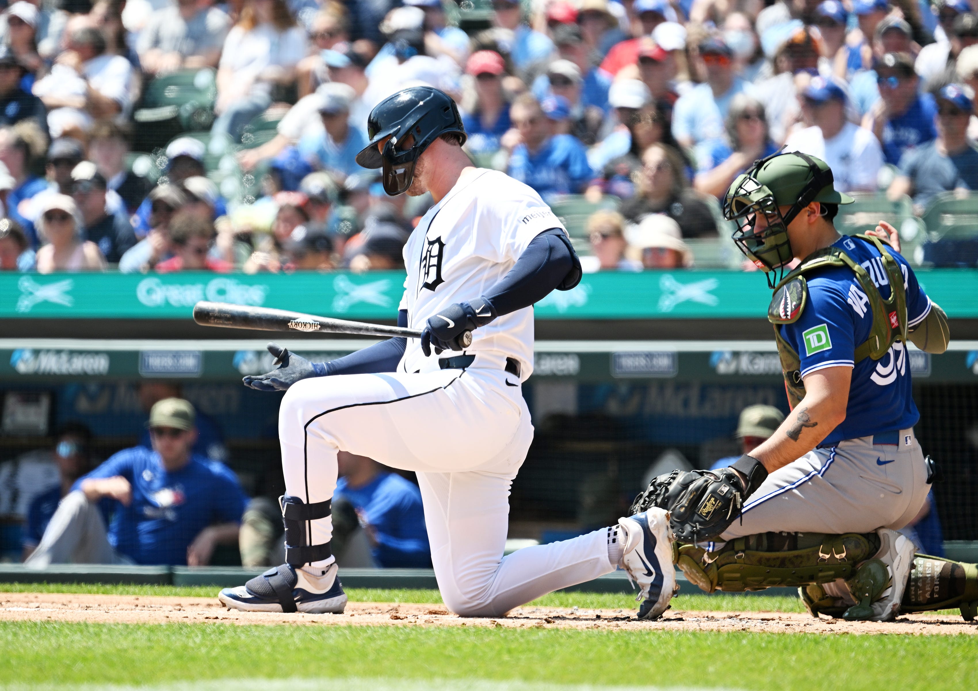 Tigers bats struggle again as Blue Jays take series; Guardians on deck