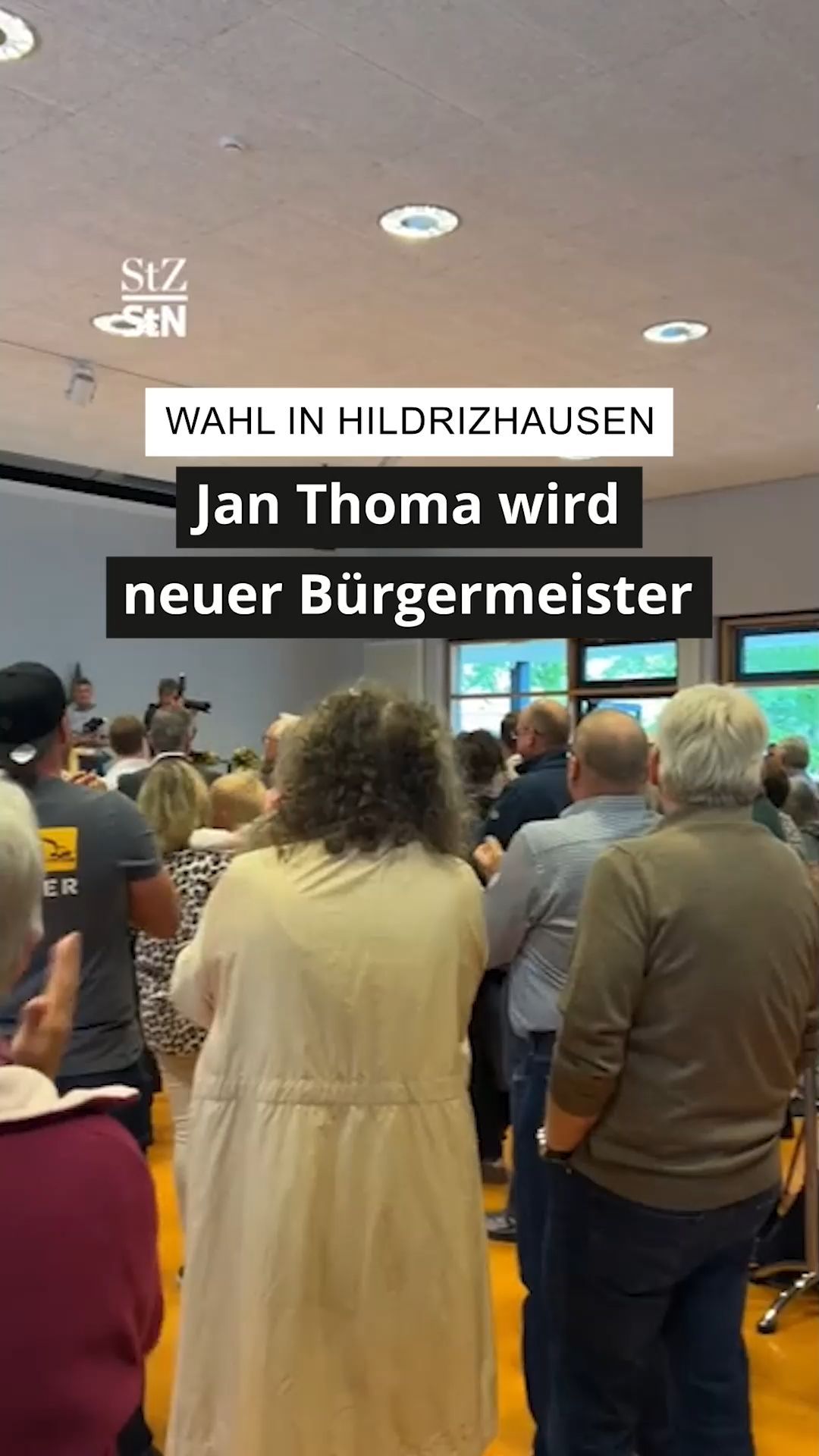Jan Thoma wird Bürgermeister von Hildrizhausen
