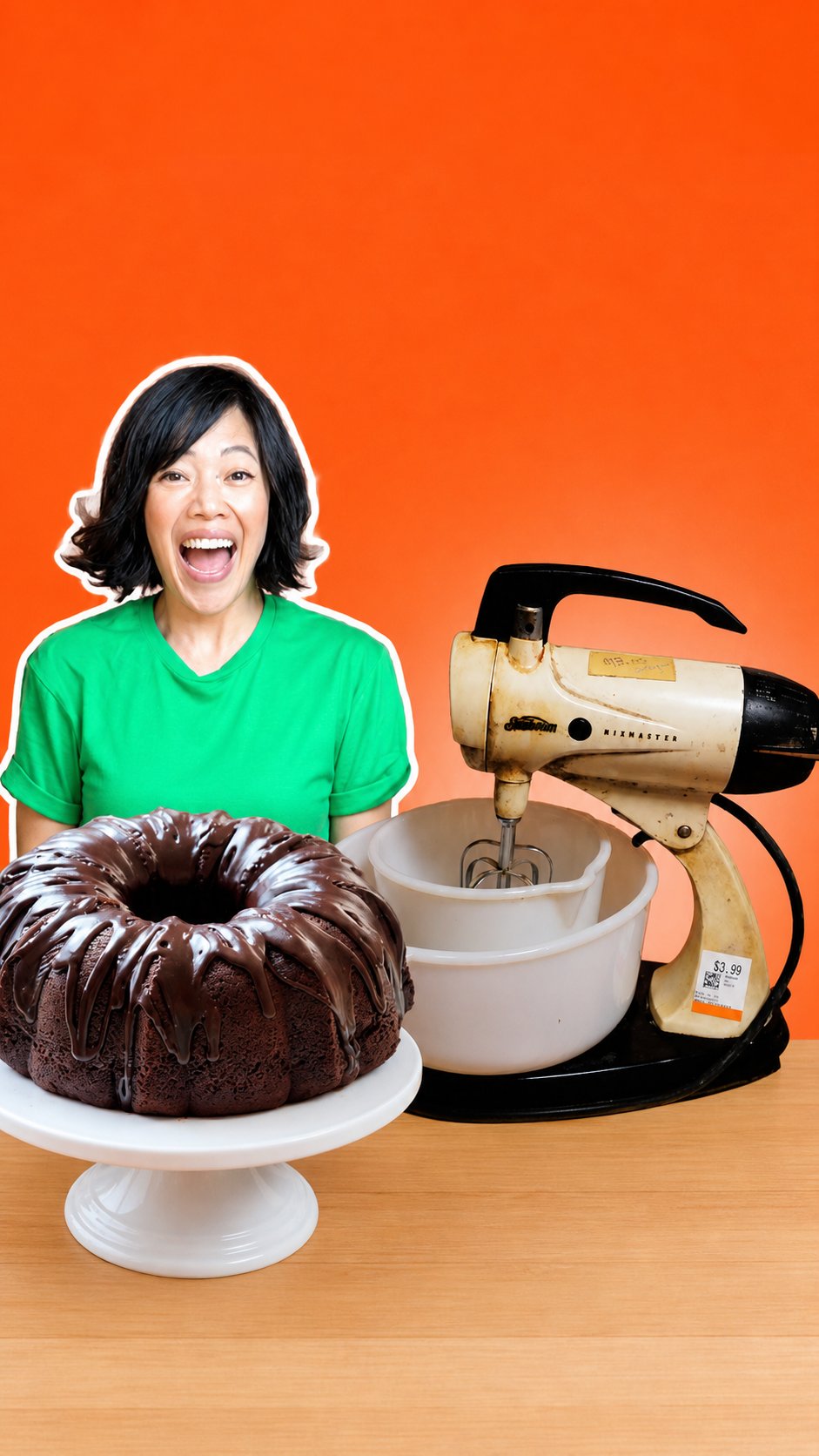75-Year-Old Mixer & Baking a Retro Cake