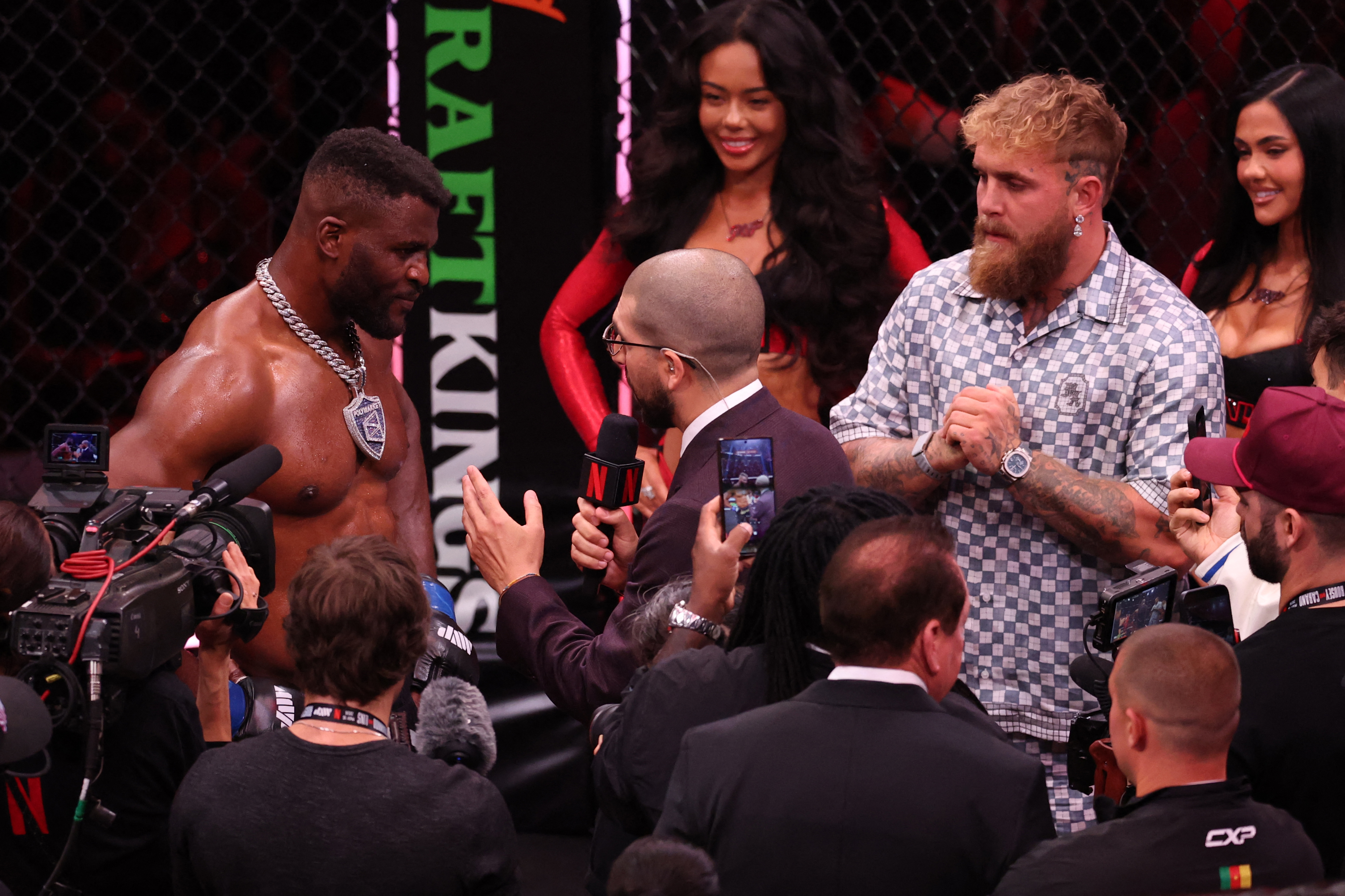 Jake Paul calls out Dana White for what he did during Francis Ngannou fight