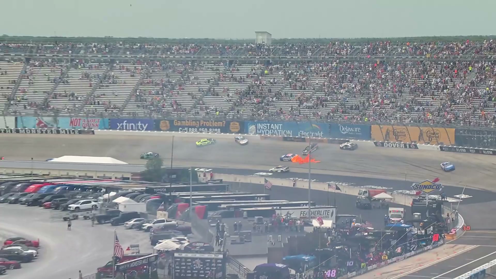 All-Star Race rewind: Hamlin cashes in after chaos