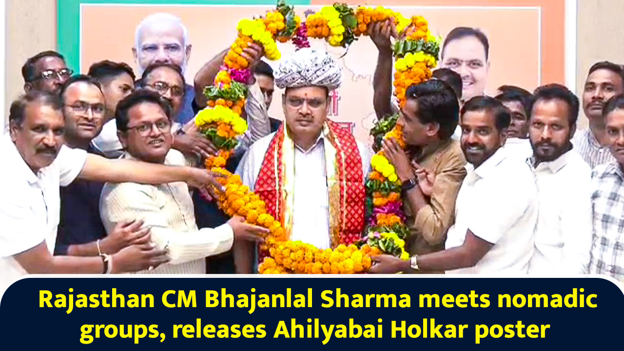 Rajasthan CM Bhajanlal Sharma meets nomadic groups, releases Ahilyabai ...