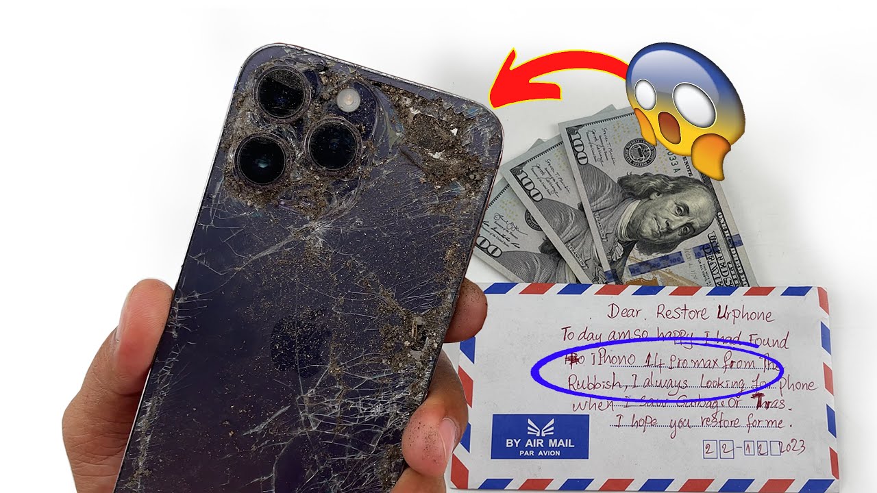 How to restore and unlock iPhone 14 Pro Max found in rubbish for my fan!